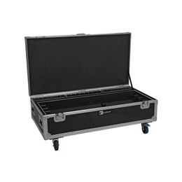 ROADINGER Flightcase 8x AKKU IP Pixel Tube 360&deg; PRO CRMX mit Ladefunktion und Rollen