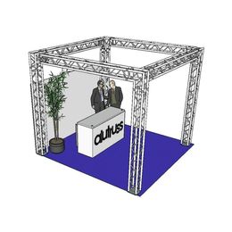 Alutruss Traversenset QUADLOCK 6082 Quadrat 4x4x3,5m (BxTxH)