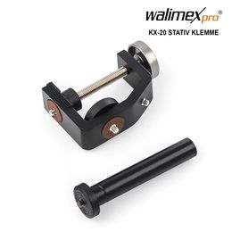 WALIMEX pro KX-20 Stativ Klemme mit Mittels&auml;ule