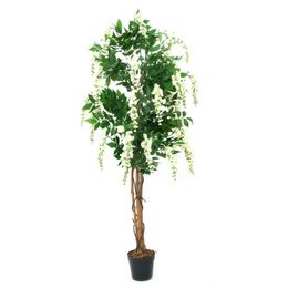 EUROPALMS Goldregenbaum, wei&szlig;, 150cm - Kunstpflanze