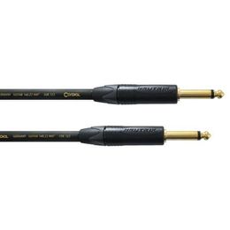 Cordial ENCORE CSI 9 PP-GOLD - 9,0 m, NEUTRIK 2 x Klinke 6,3 mm mono schwarz gold