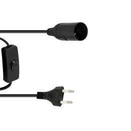 Eurolite E-14 Fassung Netzkabel Stecker Schalter