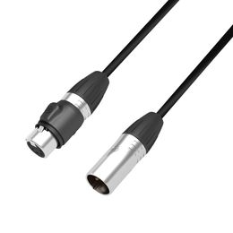 ah Cables 4 STAR DHM 0020 IP65 - Adapter DMX Kabel - Adam Hall XLR 5-Pol Female x XLR 3-Pol Male IP65 - 0,2 m