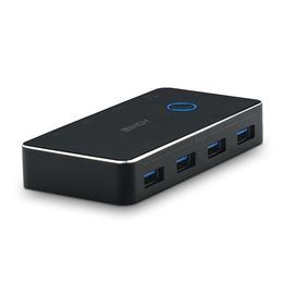 Lindy 43387 USB 3.0 Sharing Switch 2:4 - USB Umschalter und Hub