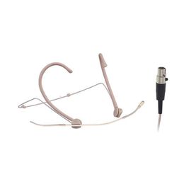 Mipro MU-55HNS-3M Miniatur-Kond.mikrofon, Nackenb&uuml;gel in 3 verschiedenen Gr&ouml;&szlig;en, beige, (Kugel),4-pol