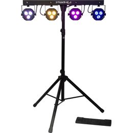 algam Lighting STAGEBAR-II - 2-in-1-Lichtstativ-RGB-LED-Set mit Fussschalter
