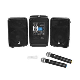 Omnitronic Set COMBO-160BT Aktiv-PA-System + UWM-2HH USB Funkmikrofon-Set