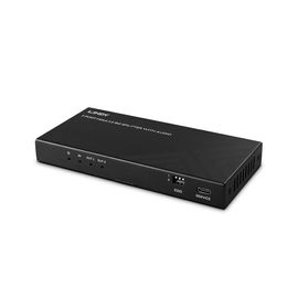 Lindy 38534 2 Port HDMI 8K60 Splitter mit Audio & Downscaling