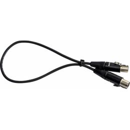 AKG MK WMS 30 - Anschluss-Kabel 30 cm, 2x Mini-XLR female f&uuml;r C516, C518, C519 passend f&uuml;r AKG Tasch