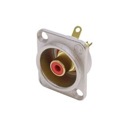 NEUTRIK Cinch Einbaubuchse, rot, NF2D-2
