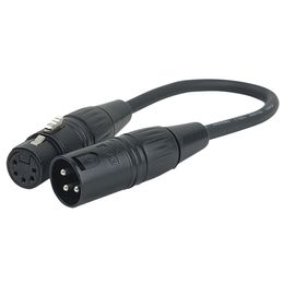 DAP-Audio DAP FLA37 - XLR 3P male to XLR 5P female - 25 cm