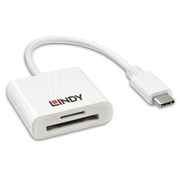Lindy 43185 USB 3.1 Typ C SD Card Reader - USB-Kartenleser Typ C f&uuml;r SD-Karten