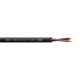 Cordial CLS 240 BLACK 500 FRNC - Lautsprecherkabel 4 mm&sup2; - Laufmeterpreis, 500m Rolle