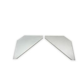 HEADLINER Indio Corner Shelves (Pair), silber/weiss