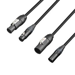 Adam Hall ah Cables 8101 PSDP5 0300 N - DMX- & Netzkabel PowerCon True In & XLR 5-Pol female au