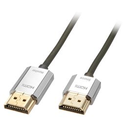 Lindy 41675 CROMO Slim High-Speed-HDMI -Kabel A/A 3m - mit Ethernet