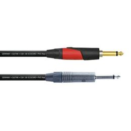 Cordial ECOCORD 6 PP-SILENT - 6,0m NEUTRIK Klinke auf Klinke 6,3mm, mono SILENT retro