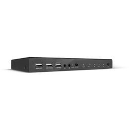 Lindy 32810 - 4 Port KVM Switch HDMI 4K60, USB 2.0 & Audio