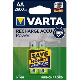 Varta Ready to Use AA (Mignon)/HR6 (5716) - 2600 mAh - LSD-NiMH Akku (Ready-to-Use), 1,2 V