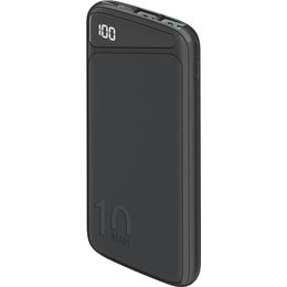 goobay Schnelllade-Powerbank 10.000 mAh (USB-C PD, QC 3.0)