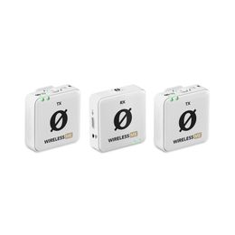 Rode Wireless ME Dual White - Kompaktes drahtloses Mikrofonsystem
