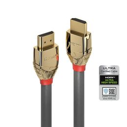 Lindy 37601 1m Ultra High Speed HDMI Kabel, Gold Line - HDMI Stecker an Stecker