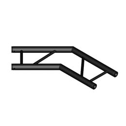 DURATRUSS DT 32/2-C23H-L135 black, 2-Wege-Ecke 135&deg;, horizontal, schwarz