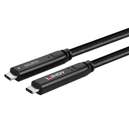 Lindy 43393 - 8m USB 3.2 Gen 1 & DP 1.4 Typ C Hybrid Cable