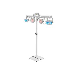 Eurolite Set LED KLS Laser Bar FX-Lichtset wei&szlig; + BPS-2 Boxenhochst&auml;nder wei&szlig;