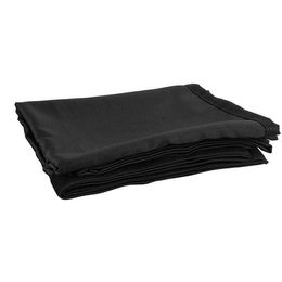 Wentex P&D Vorhang Molton CS 300 g/m&sup2;, Schwarz - 400 (W) x 400 (H) cm - glatt