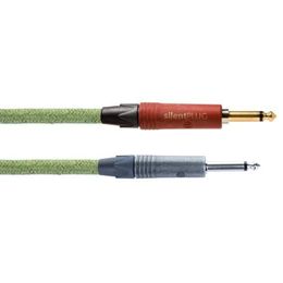 Cordial EcoHEMP 3PP - 3,0 m, NEUTRIK 2 x Klinke 6,3 mm mono SILENT retro