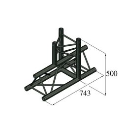 Alutruss TRILOCK S-PAT-37 3-Weg-T-St&uuml;ck