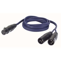 DAP-Audio 1 XLR Female to 2 XLR Male 150 cm