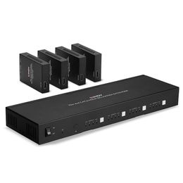 Lindy 38328 70m Cat.6 Matrix Extender, 4x4, HDMI 4K60 - Erweitert die Reichweite von