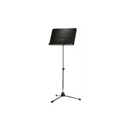 K&Ouml;NIG & MEYER K&ouml;nig & Meyer 118/1 Orchesternotenpult Stativ verchromt, Holzplatte schwarz