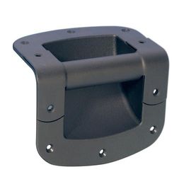 Adam Hall ah Hardware 34053 - 2x Stahl Einbau Boxengriff in PVC-Schale, schwarz