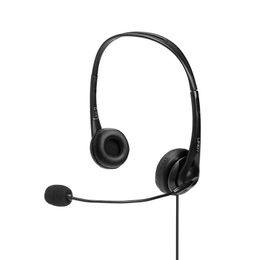 Lindy 42870 Headset, kabelgebunden mit USB-Anschluss Typ A und In-Line-Steuerung - St