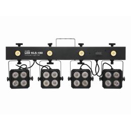 Eurolite LED KLS-180 Kompakt-Lichtset 4 Spots und 4 Strobes, Fernbedienung und Tasche f&uuml;r mobilen Einsatz