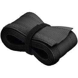 goobay Kabelmantel, Schwarz - 1,8 m flexibler und montagefreundlicher Kabelmantel