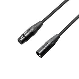 Adam Hall ah Cables 4 STAR MMF 0100 KRYSTAL - Mikrofonkabel - OCC Kupfer Yongsheng XLR - 1 m