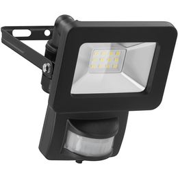 goobay LED-Au&szlig;enstrahler, 10 W, mit Bewegungsmelder mit 850 lm, neutralwei&szlig;em Licht (4000 K), (IP44)