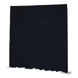 Wentex P&D Vorhang Napoli Velvet - Dunkelblau - 11' x 14' (B x H) - plissiert