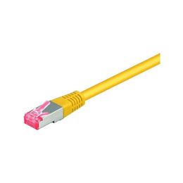 goobay CAT 6 Netzwerkkabel Lose Ware, 2xRJ45 St. PIMF + geflechtgeschirmt 50m