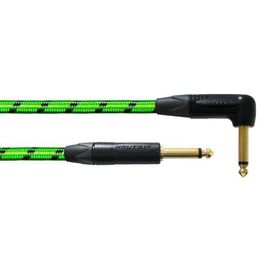 Cordial BLACKLIGHT EDITON 6 PR-G, 6,0m, Klinke/Winkel 6,3