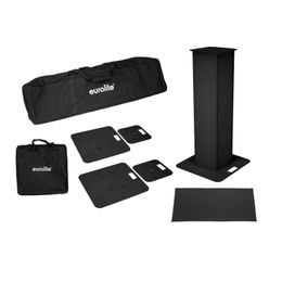 Eurolite 2x Stage Stand 100cm inkl. Cover und Tasc
