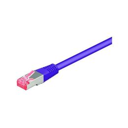 goobay CAT 6 Netzwerkkabel Lose Ware, 2xRJ45 St. PIMF + geflechtgeschirmt 10m