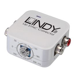 Lindy 70449 Phono Lip Sync Entzerrer - Korrigiert Probleme der Lippensynchronisation