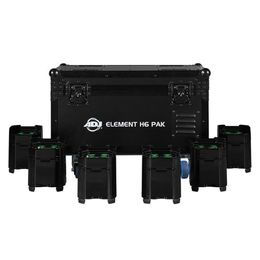 ADJ Element H6 Pak - 6er Set im Case, Schwarz