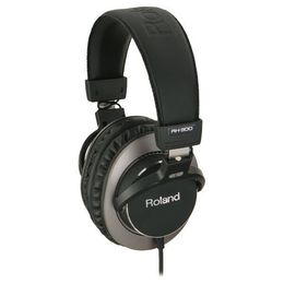 Roland RH-300 - Professioneller On-Ear Stereo-Kopfh&ouml;rer (3,5mm Stereo-Miniklinke + 6,3mm Adapter) - in schwarz