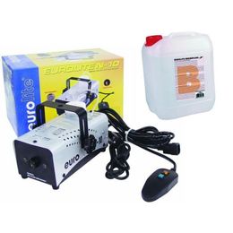 Eurolite N-10 Nebelmaschine, mit Kabelfernbedienung + 5Liter FLuid B2D